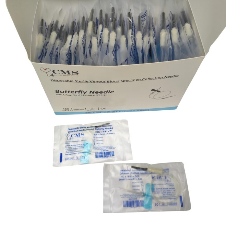 Butterfly Blood Collection Needles for Venipuncture | Sterile & Safe