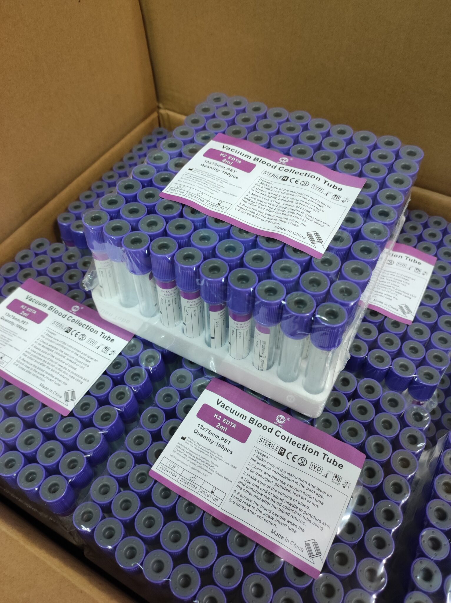 EDTA Blood Collection Tube – For Hematology Testing