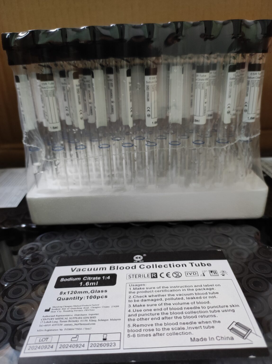 ESR Blood Collection Tube – Accurate ESR Testing