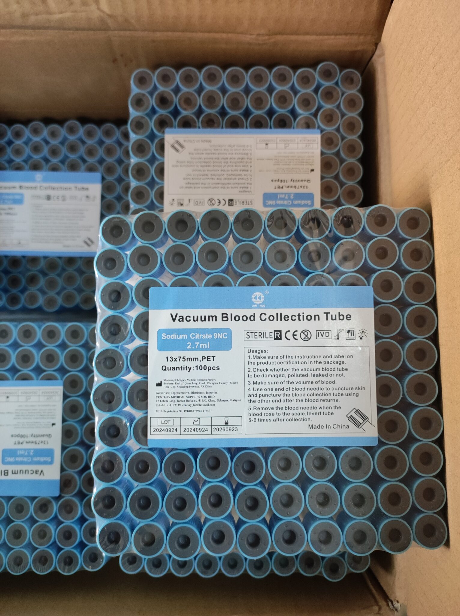 PT Tube – Blue Top Sodium Citrate Tube for Coagulation Testing