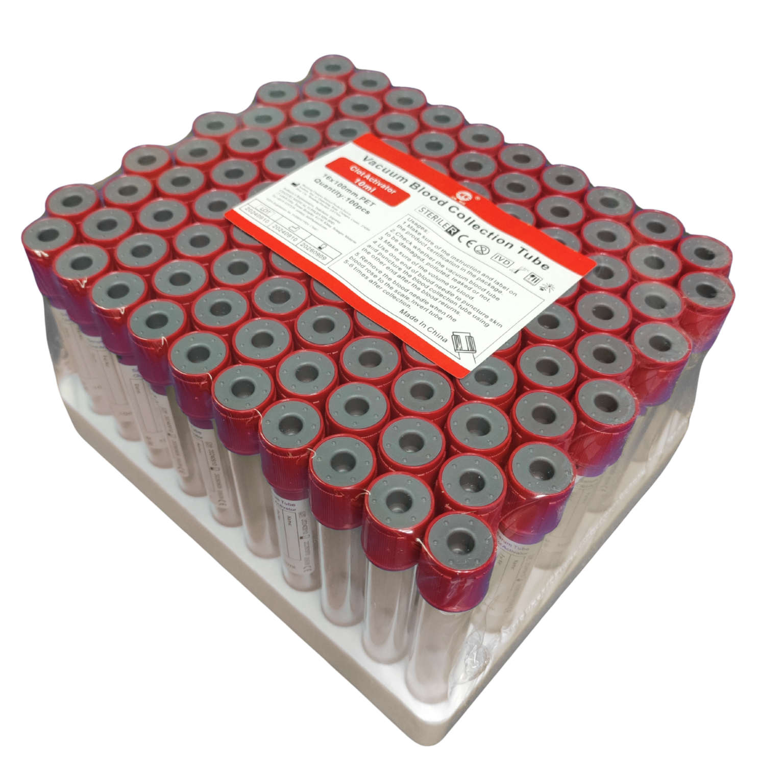 Clot Activator Tube – Blood Collection Tube for Serum Testing