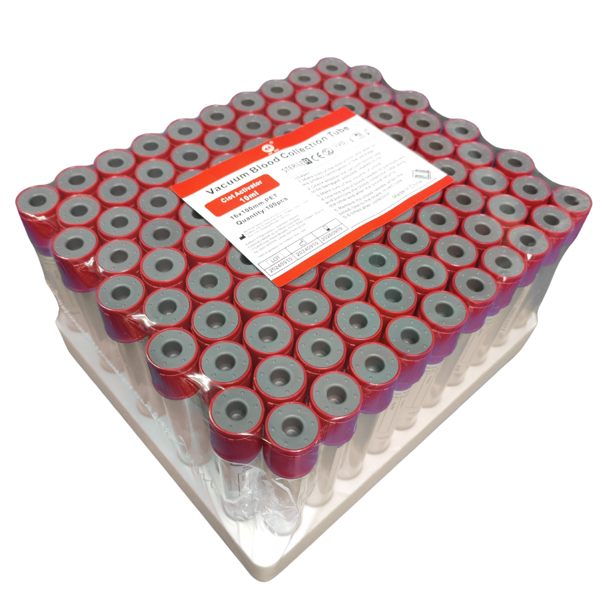 Clot Activator Tube – Blood Collection Tube for Serum Testing